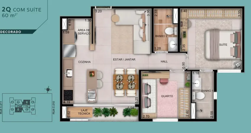 Apartamento com 2 quartos na Rua C211, 211, Jardim América, Goiânia ...