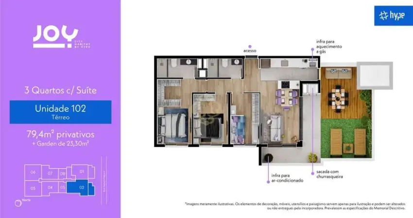 Apartamento com 3 quartos no Tingui, Curitiba - PR - ID: 38246036 ...